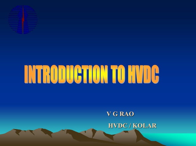 Basics of hvdc | PPT