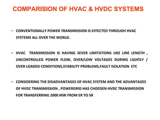 HVDC vs HVAC ppt | PPT