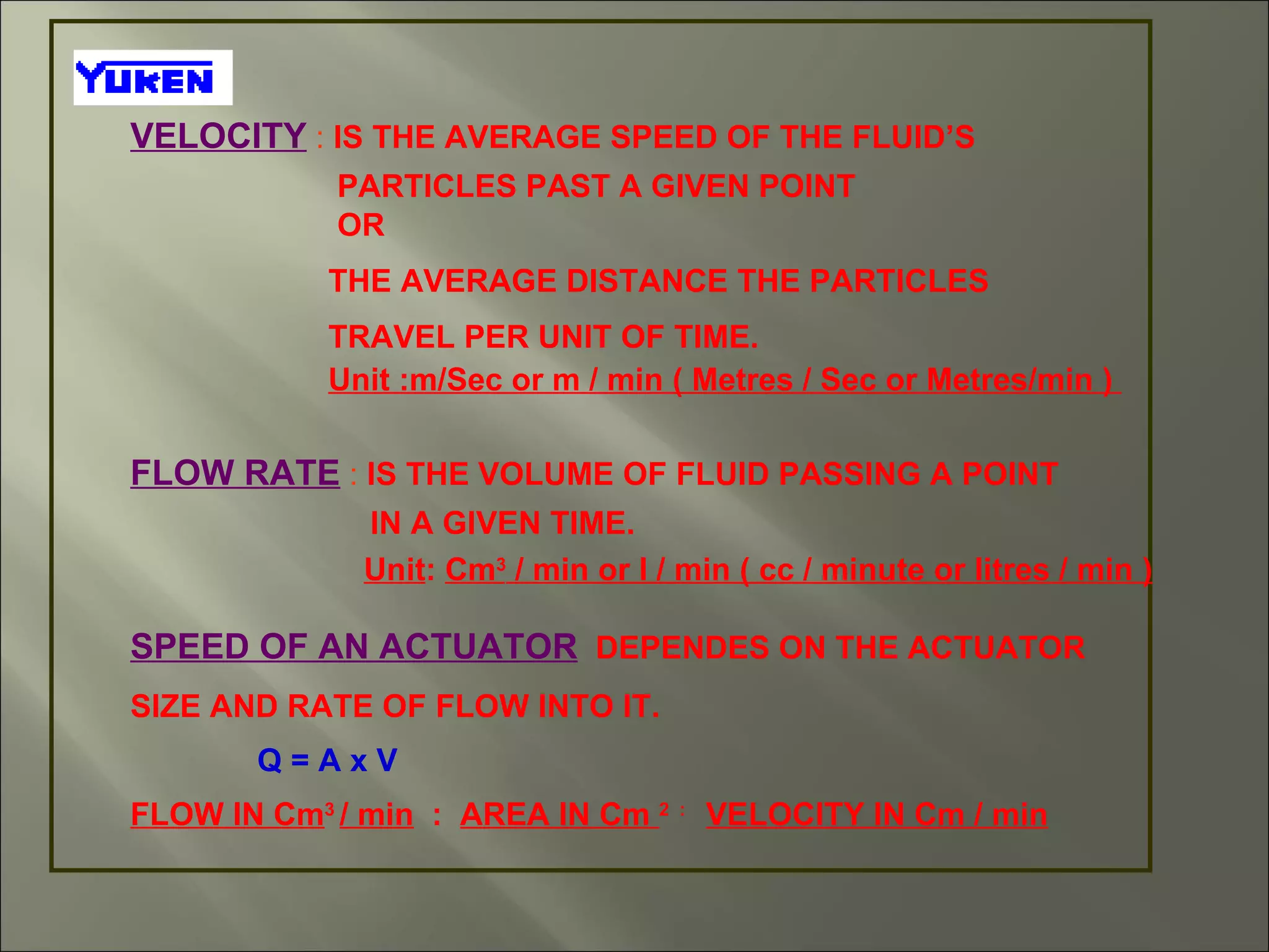 Basics of hydraulics | PPT