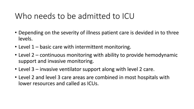 Basics of icu care | PPTX
