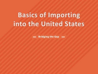 Basics of importing | PPTX