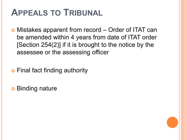 Basics of income tax assessments and appeals | PDF | Personal Taxes ...