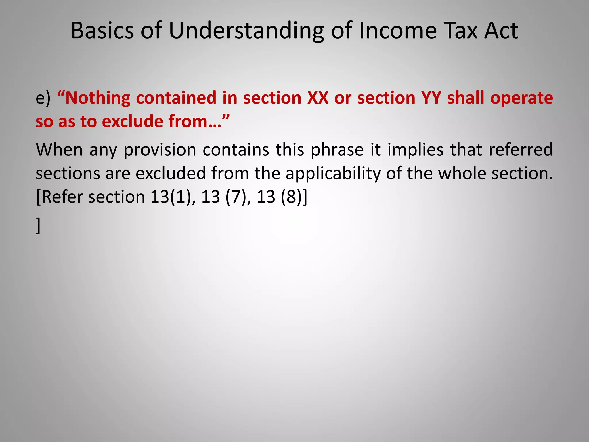 Basics of income tax act understanding | PPTX
