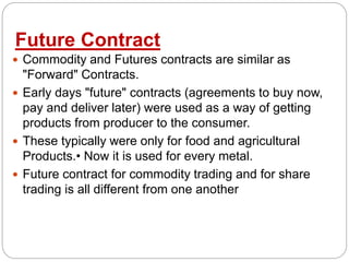 Basics of indian commodity market | PPT