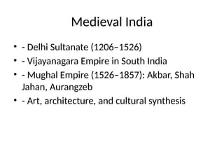 Basics_of_Indian_indian history with detail data | PPTX