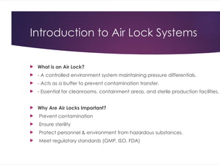 Basics of Industrial Air Locks syst.pptx