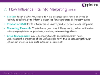 Basics of Influence Marketing | PDF | Advertising Industry | Industries