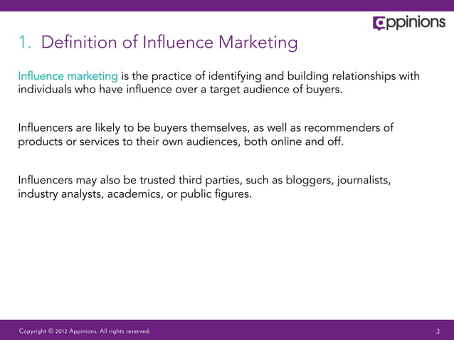 Basics of Influence Marketing | PDF | Advertising Industry | Industries