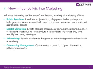 Basics of Influence Marketing | PDF | Advertising Industry | Industries