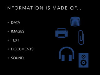 Basics of Information: what it is and what its for | PPT