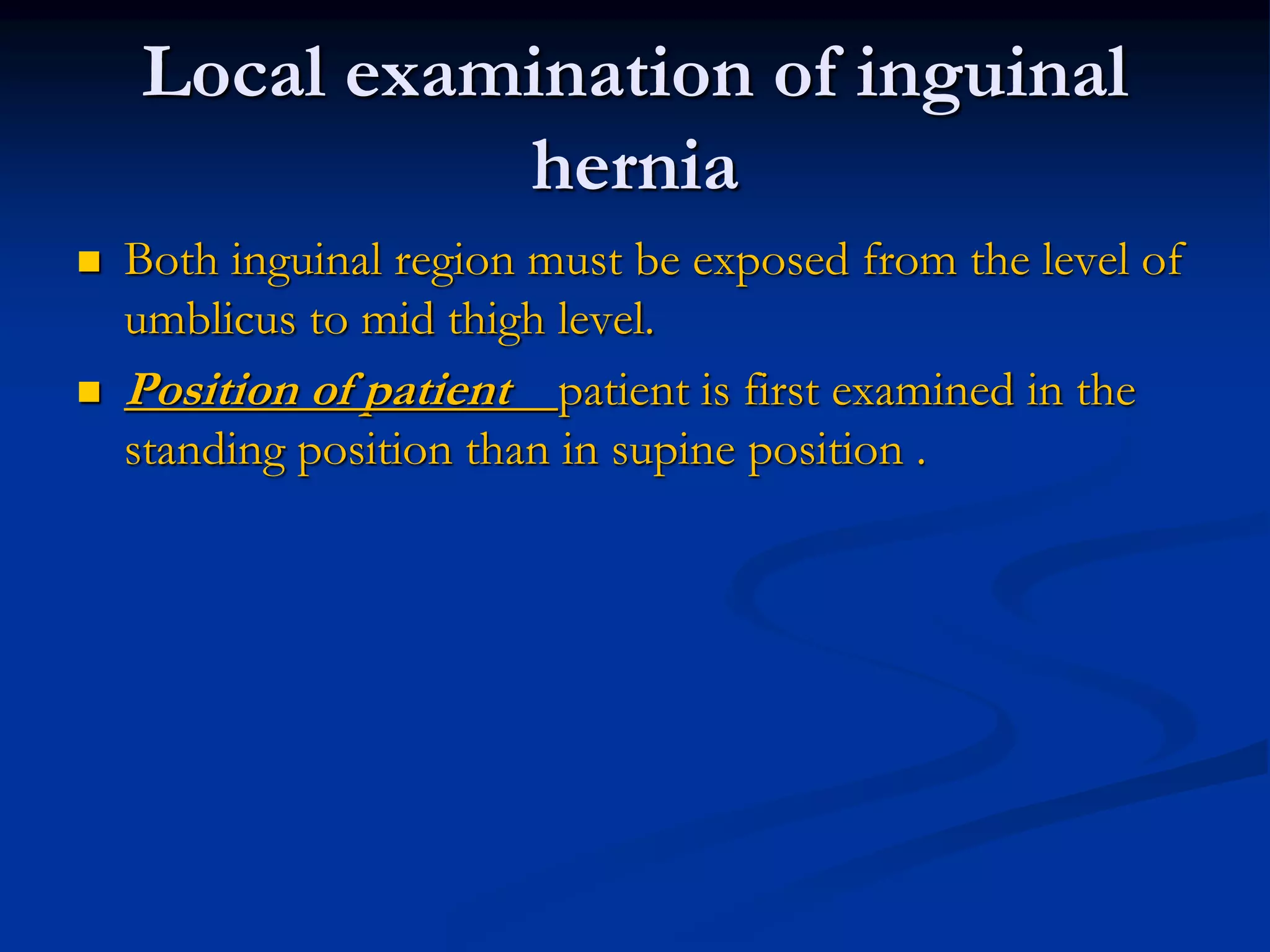 Basics of inguinal hernias | PPT