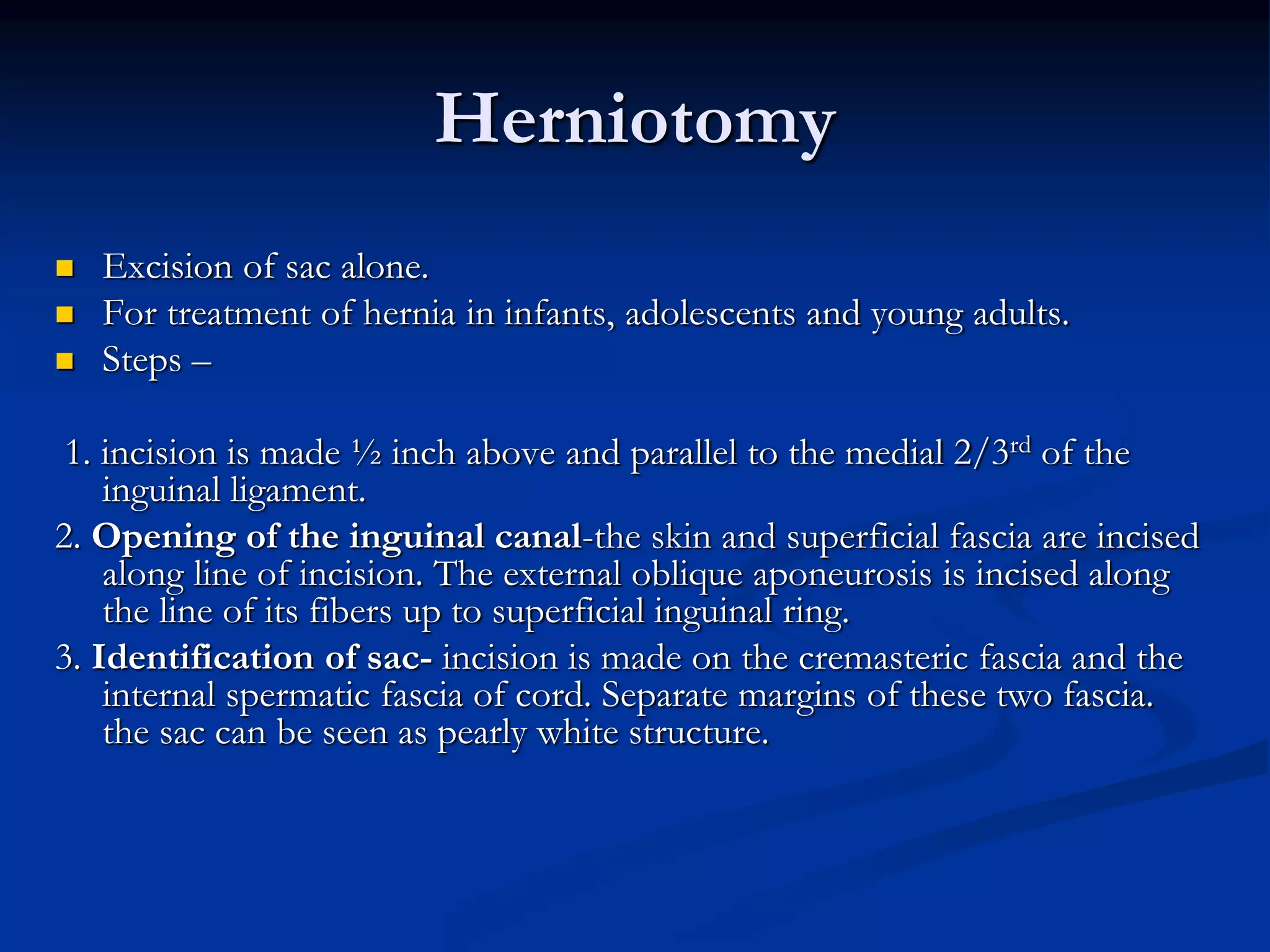 Basics of inguinal hernias | PPT