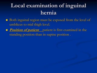 Basics of inguinal hernias | PPT