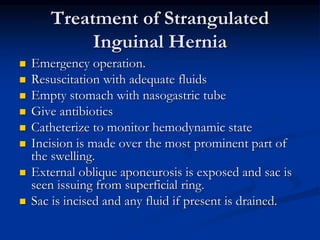 Basics of inguinal hernias | PPT