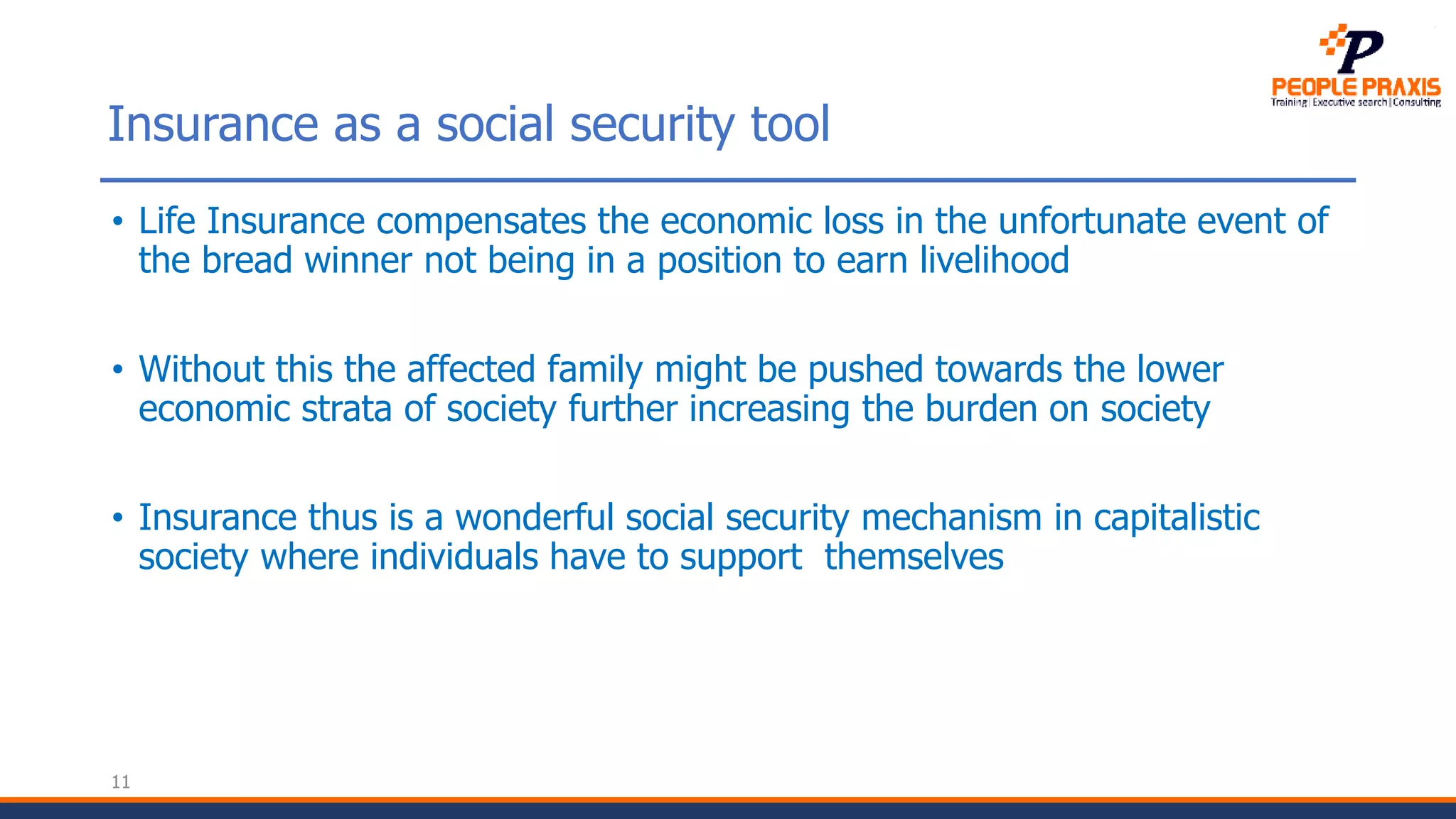 Basics of insurance | PPTX