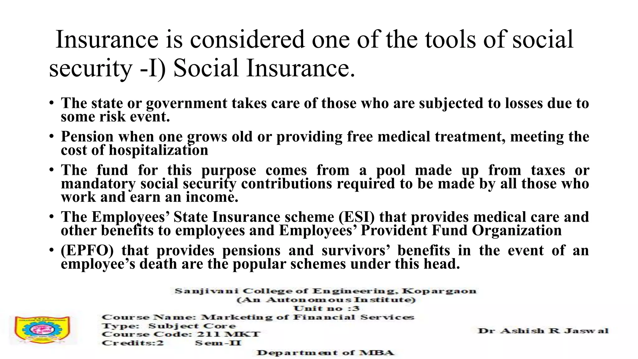 Basics of Insurance | PPTX