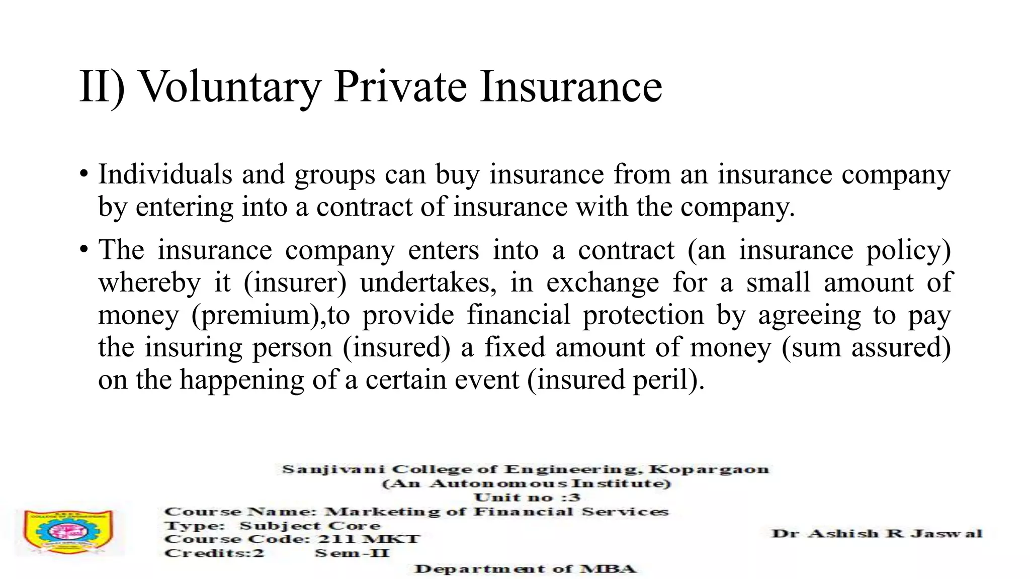 Basics of Insurance | PPTX