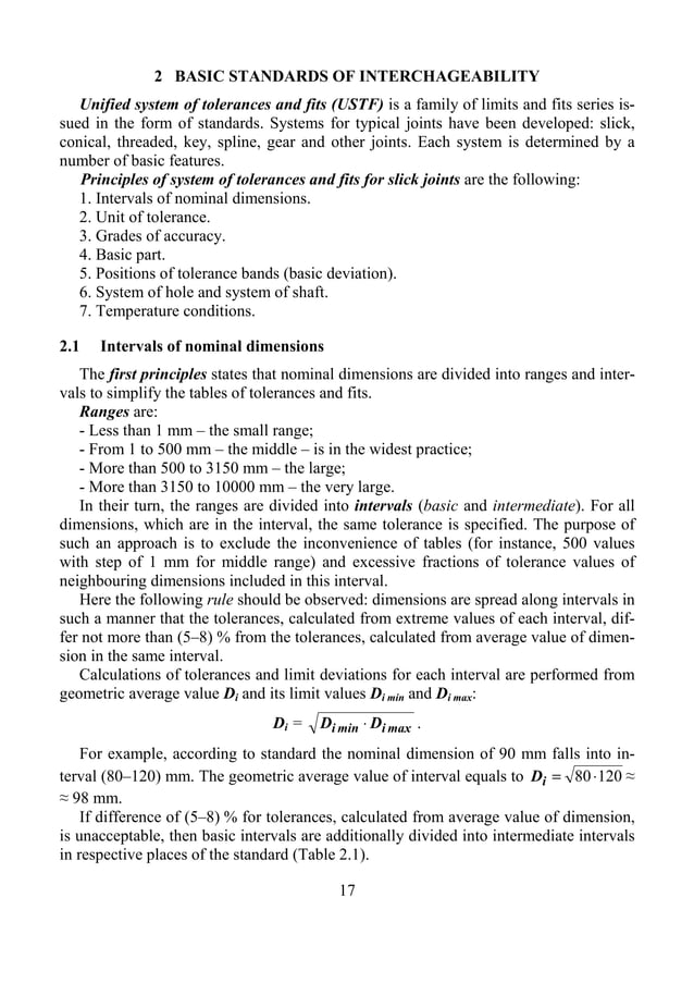 Basics of interchangeability | PDF | Physics | Science