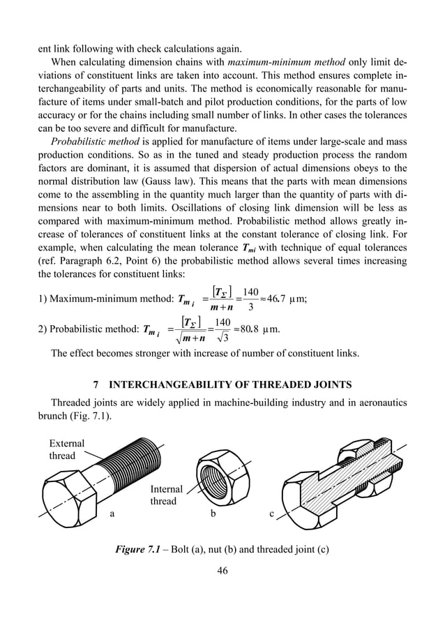 Basics of interchangeability | PDF | Physics | Science