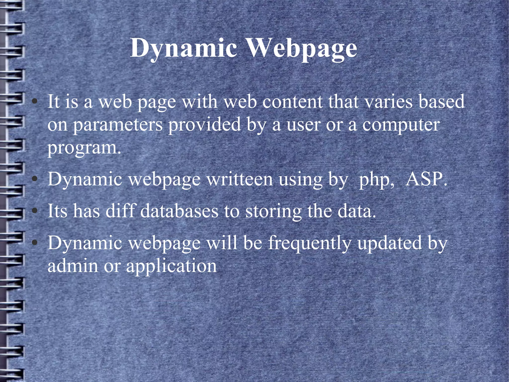 Basic's of internet | ODP