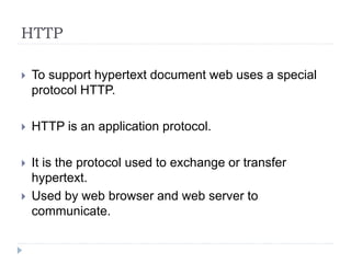 Basics of internet | PPT