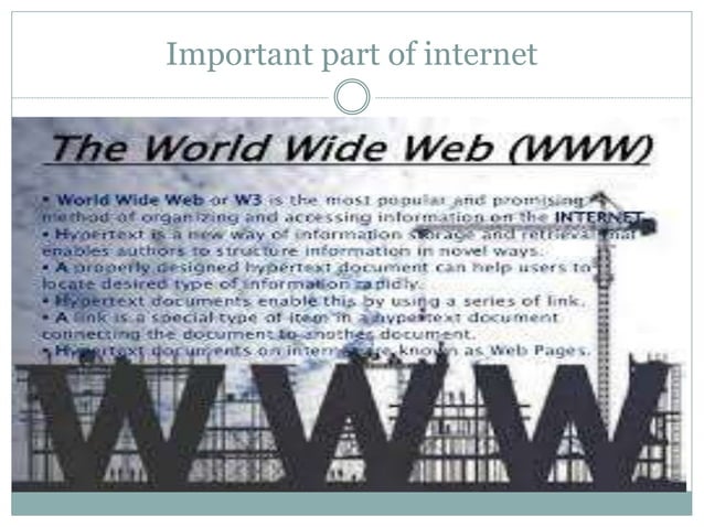 Basics of internet and web services | PPTX
