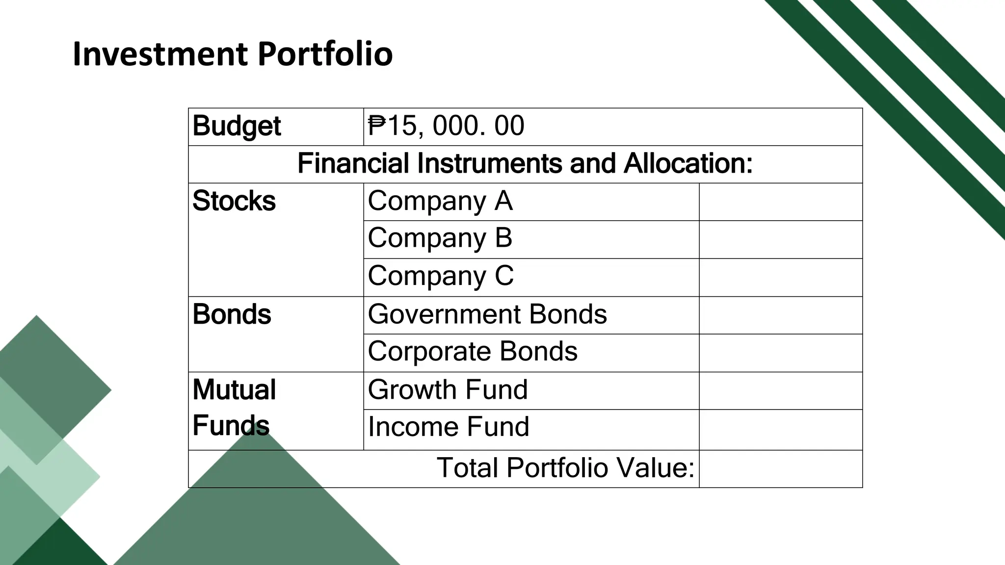 Basics of Investment Module 4 for Financial Literacy | PPTX