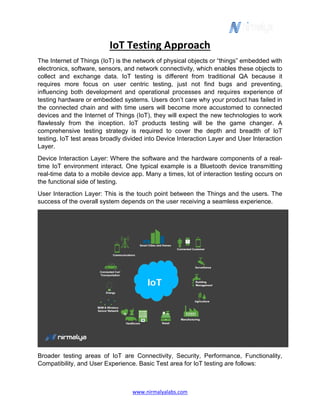 Basics of IoT Testing | PDF