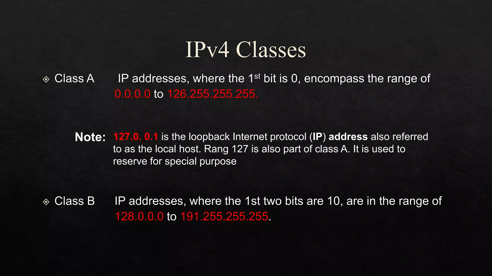 Basics of IP Address | PPT