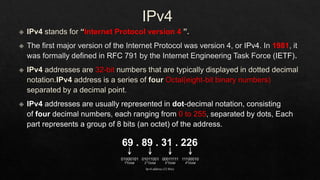 Basics of IP Address | PPTX