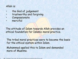 Basics of islamic ethics | PPT