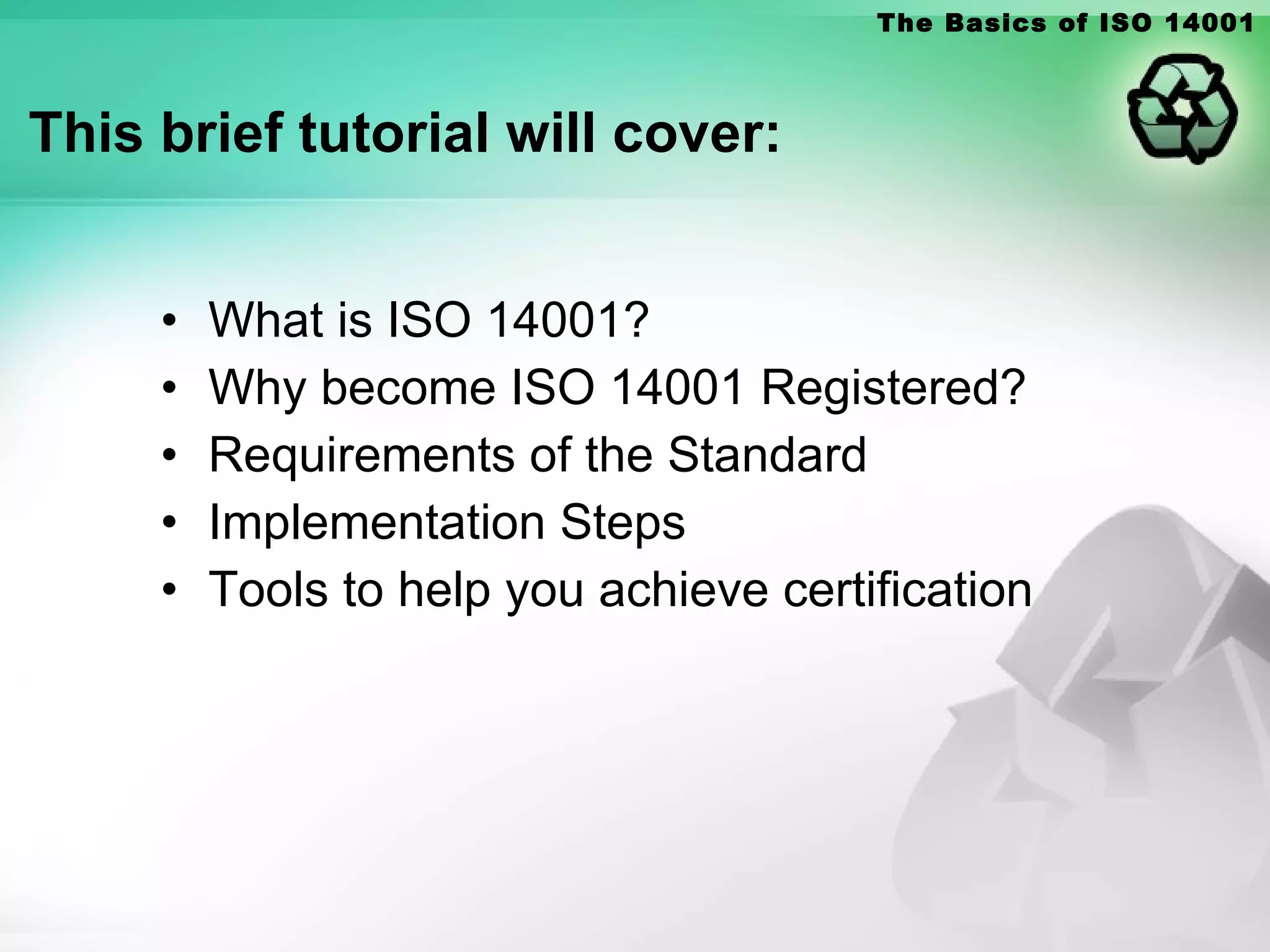 Basics Of ISO 14001 | PPS