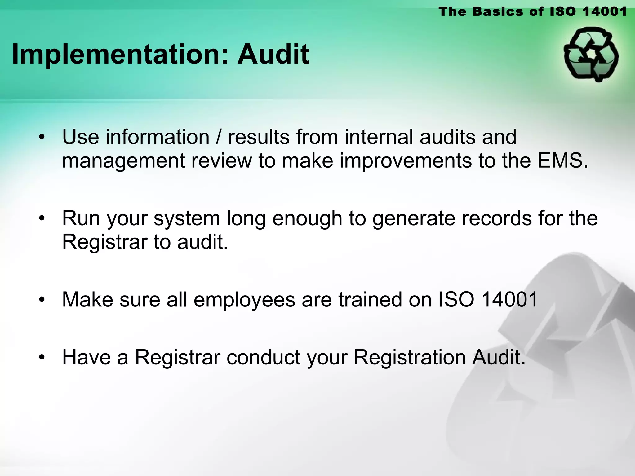 Basics Of ISO 14001 | PPS