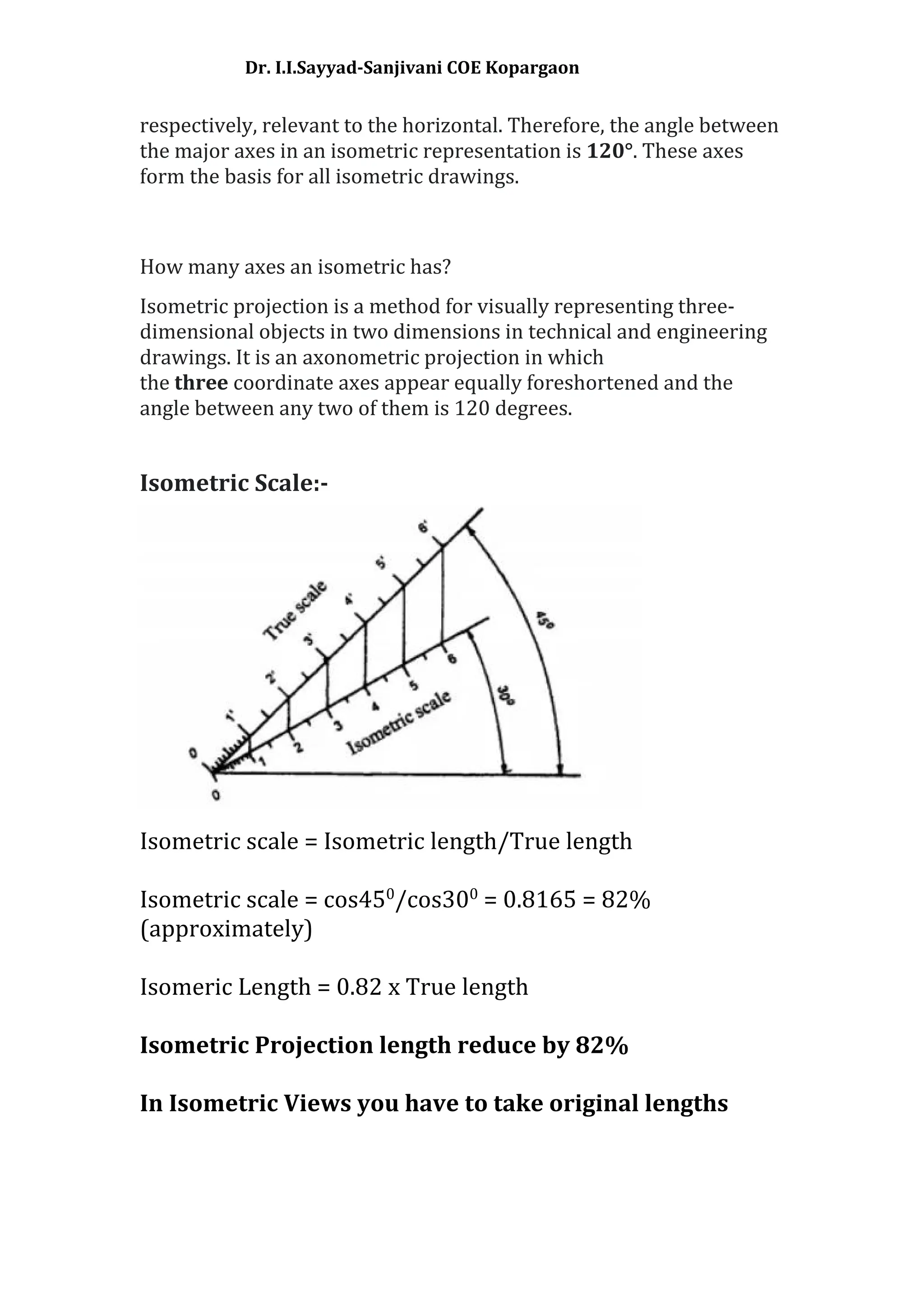 Basics of Isometric Views and drawings in EG | PDF