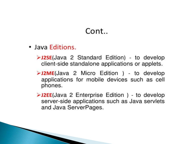 Basics of java | PPT