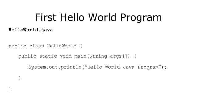 Basics of java | PDF