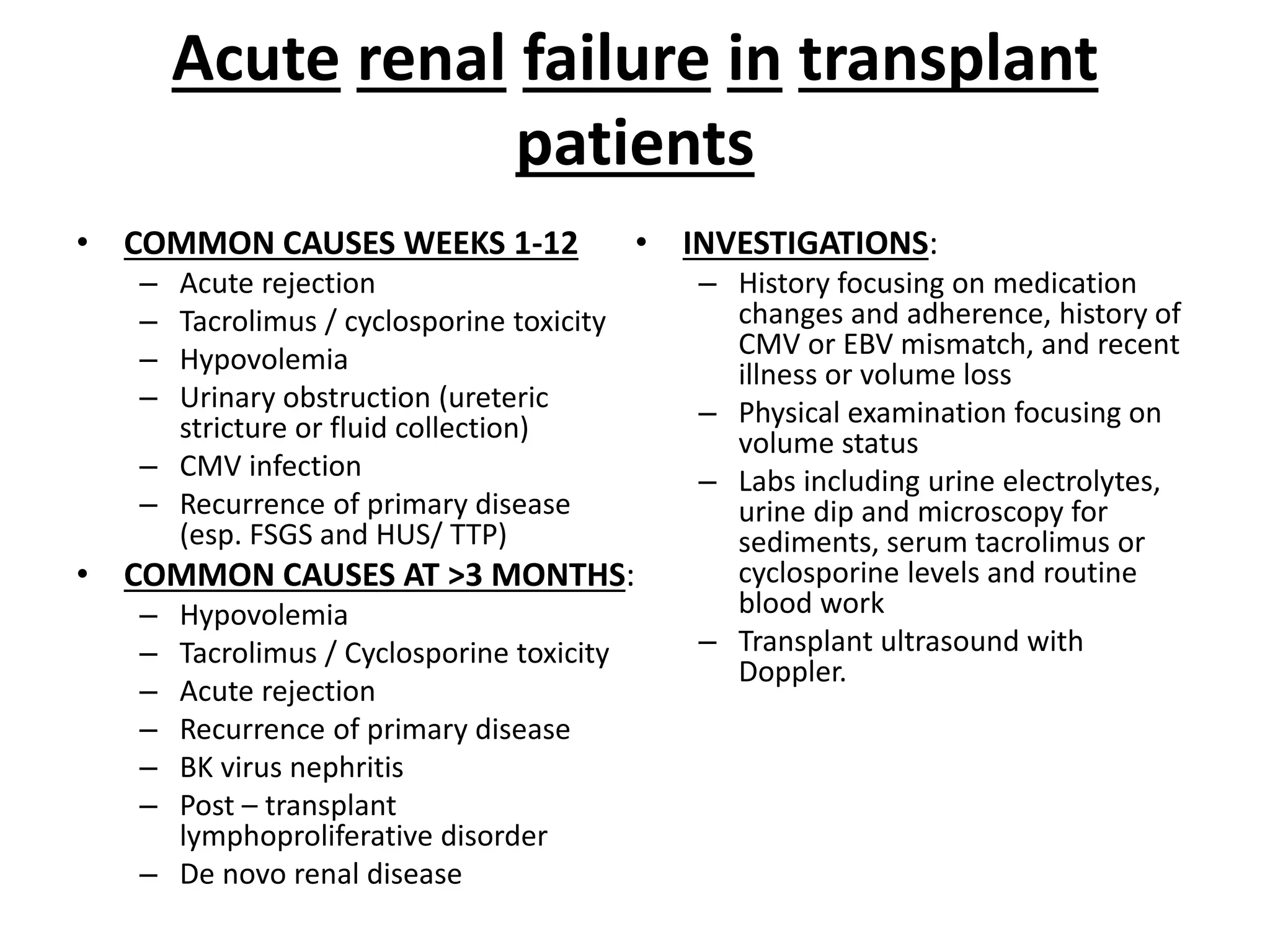 Basics of kidney_transplant and donor_recepient evaluation | PDF