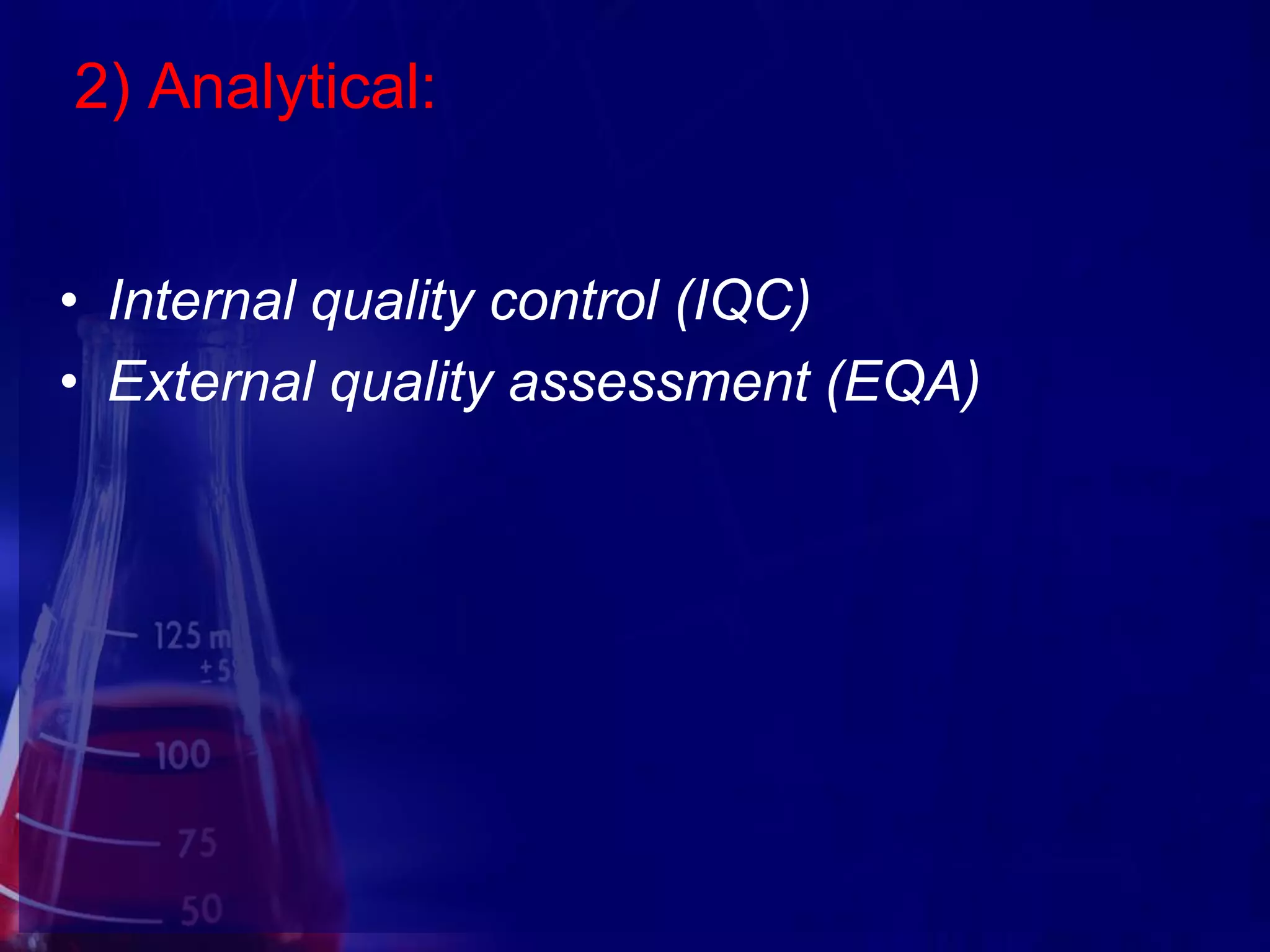 Basics of laboratory internal quality control, Ola Elgaddar, 2012 | PPSX
