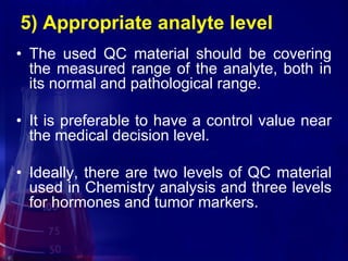 Basics of laboratory internal quality control, Ola Elgaddar, 2012 | PPSX
