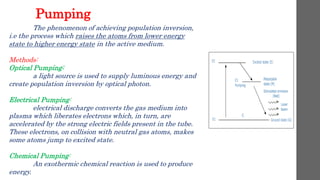 Basics of laser action | PPTX