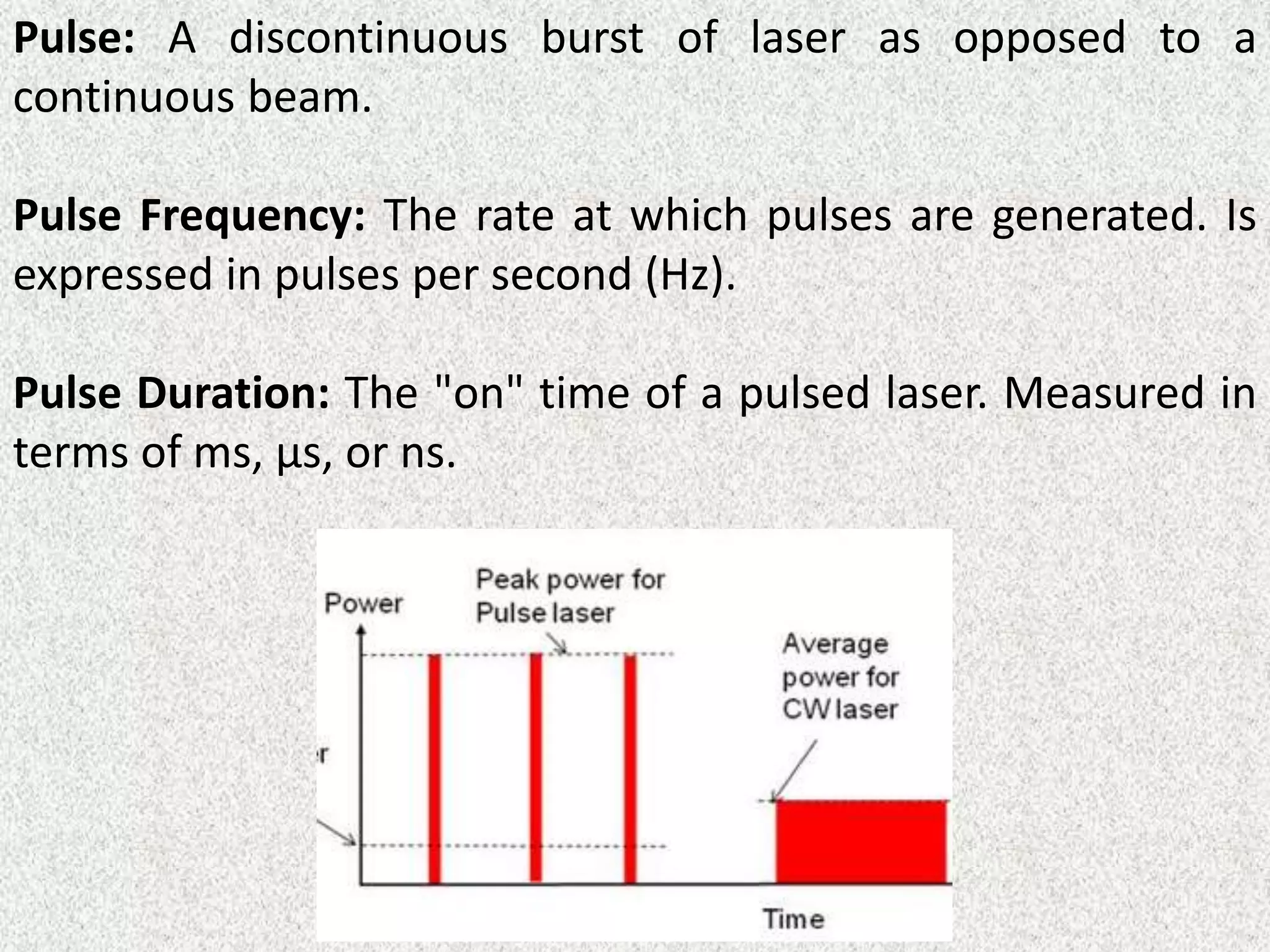 Basics of lasers | PPTX