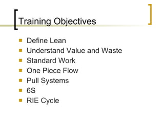 Basics Of Lean | PPT