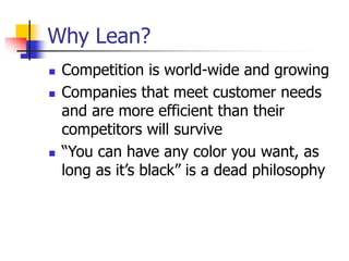 Basics of lean | PPT