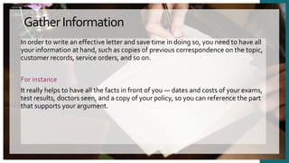 Basics of letter writing | PPTX