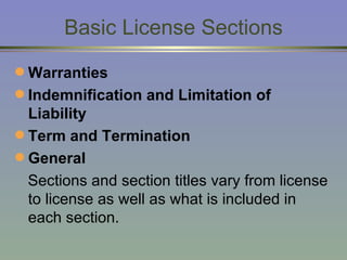 Basics of licensings electronic resources 2 | PPT