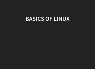 Basics of Linux | PDF