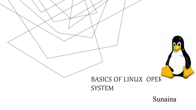 BASICS OF LINUX OPERATING SYSTEM.pptx | Operating Systems | Computer Software and Applications