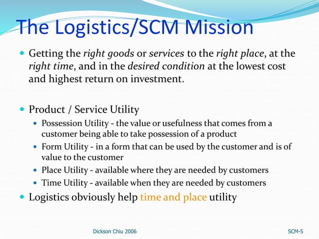 Basics of logistics and supply chain.ppt