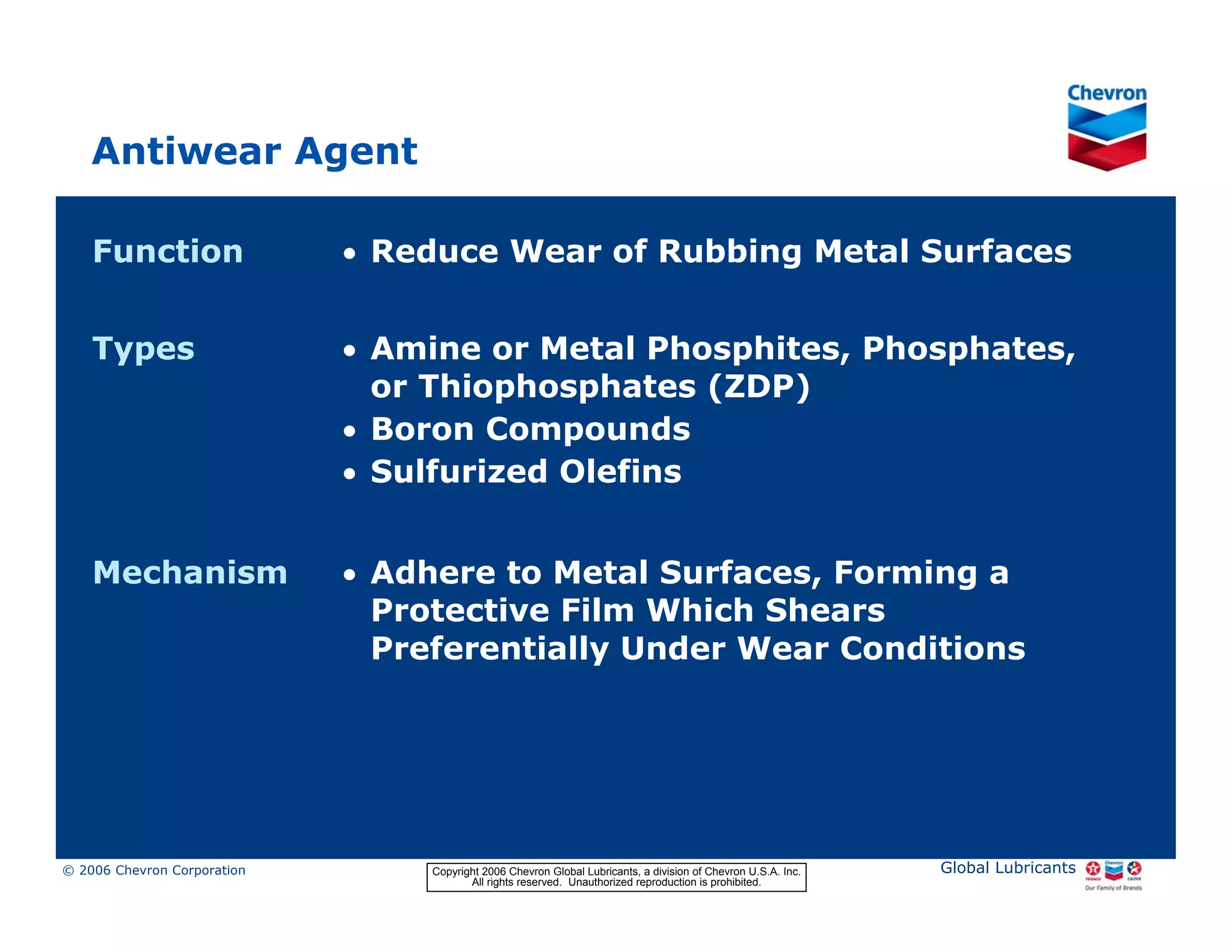 Basics of lubricant additives | PDF