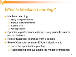 Basics of machine learning | PPT